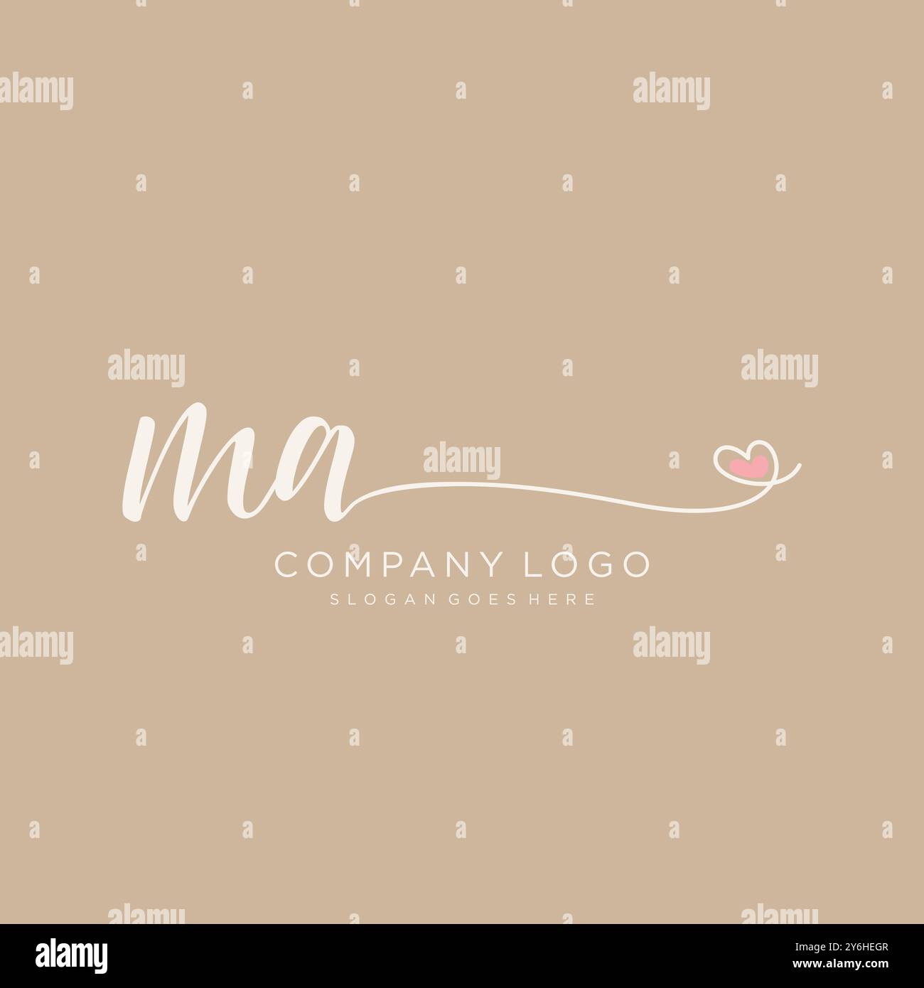Ma initials logo Stock Vector Images - Alamy