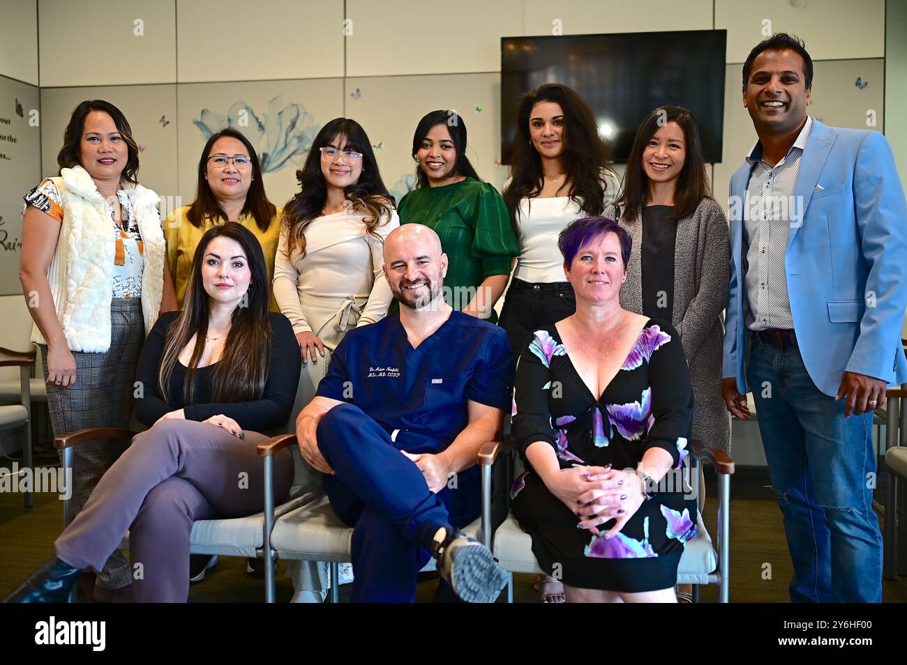 Medical clinic staff portrait Stock Photo - Alamy