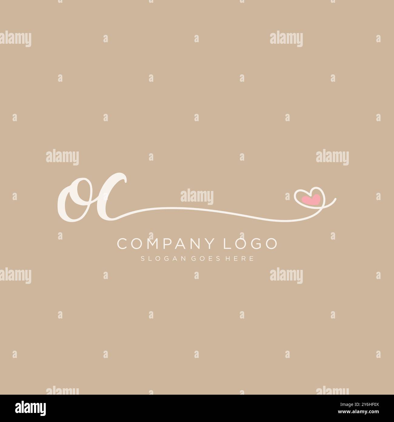 Initials oc Stock Vector Images - Alamy