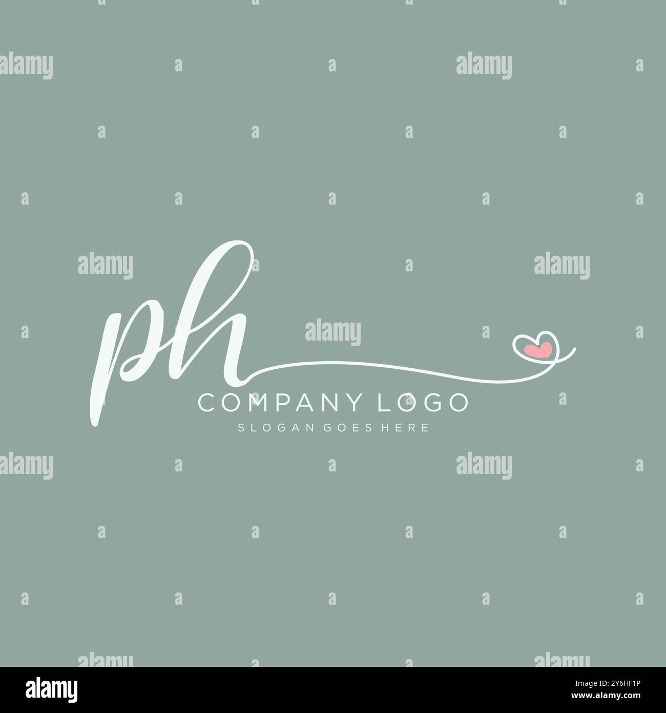 PH Initial handwriting logo design Stock Vector Image & Art - Alamy
