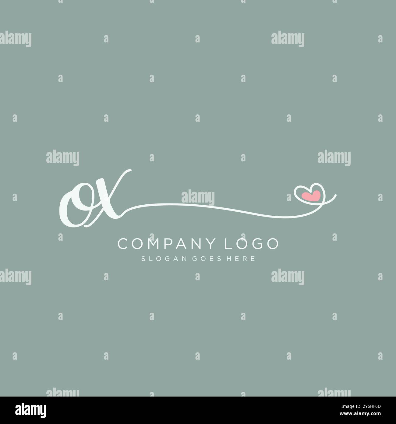 Initial ox logo hi-res stock photography and images - Alamy