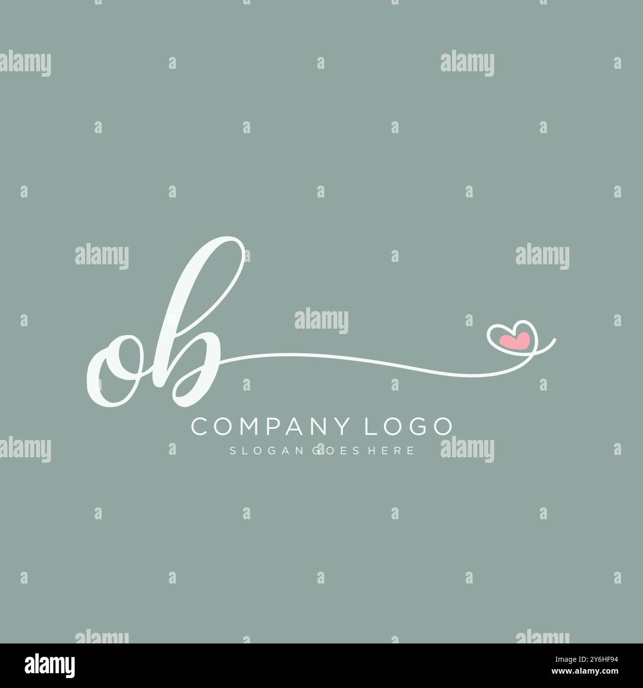 Initial ob Stock Vector Images - Alamy