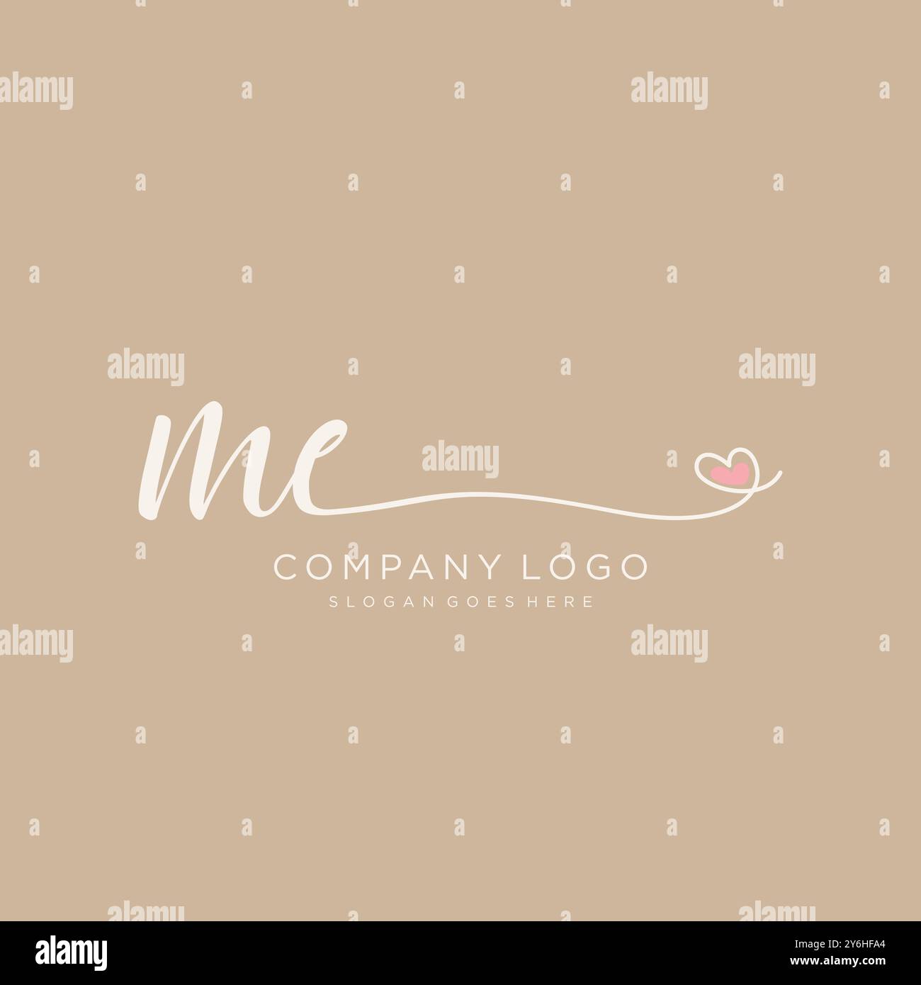 ME Initial handwriting logo design Stock Vector Image & Art - Alamy