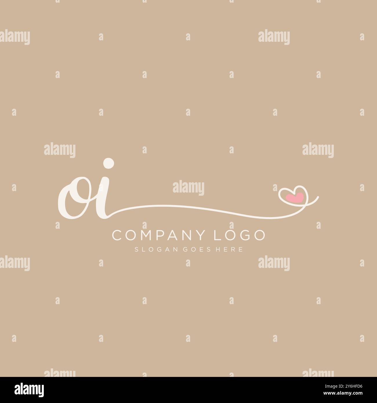 Initial oi logo hi-res stock photography and images - Alamy