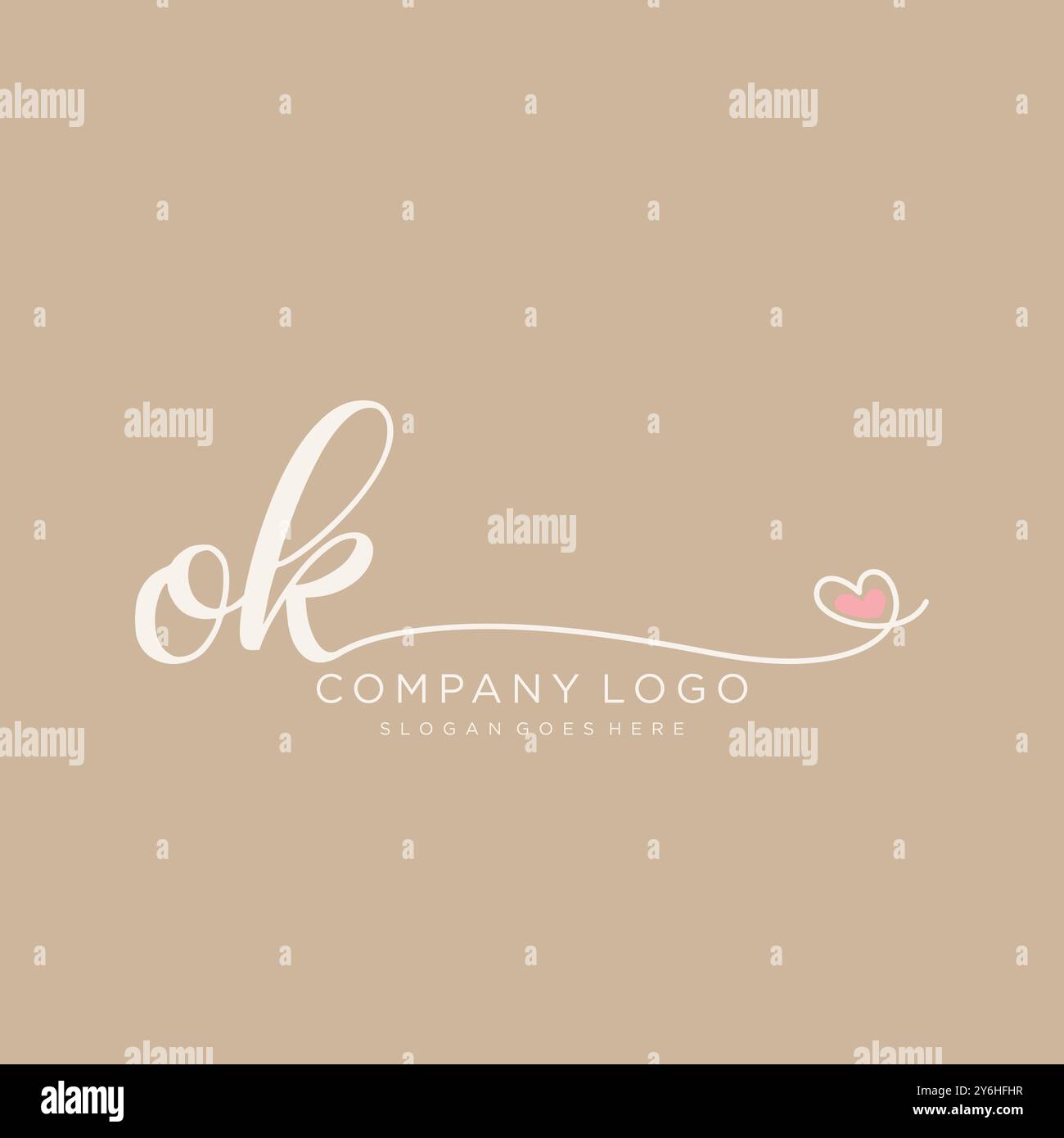 Ok initials logo hi-res stock photography and images - Alamy