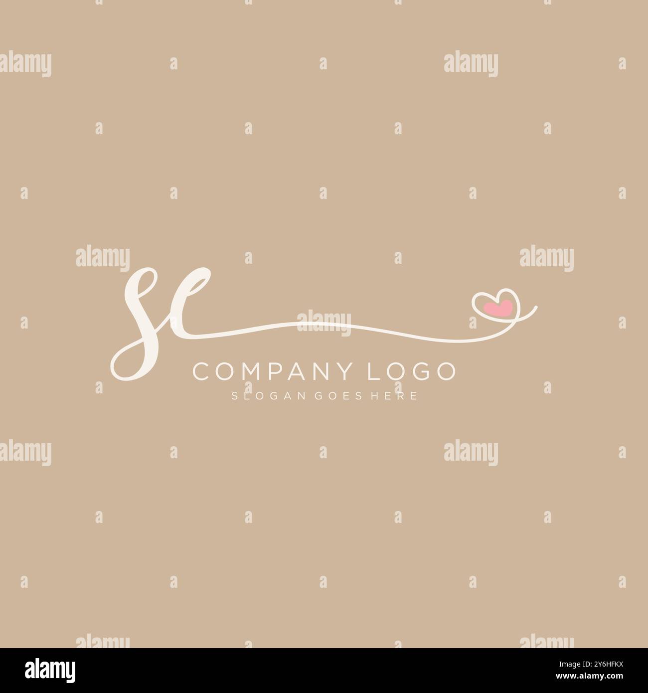 Se initials logo hi-res stock photography and images - Alamy