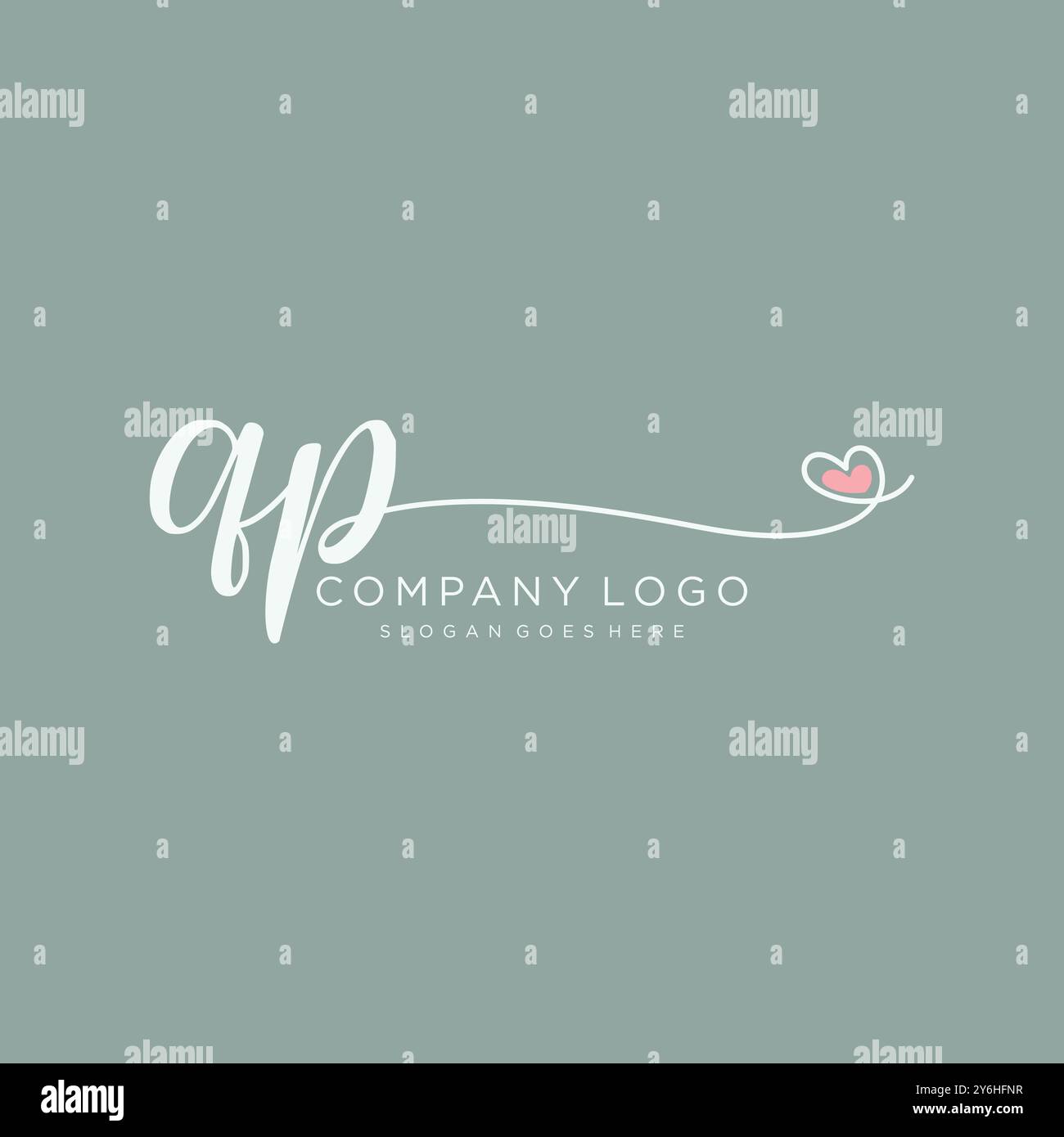 Qp initials logo Stock Vector Images - Alamy
