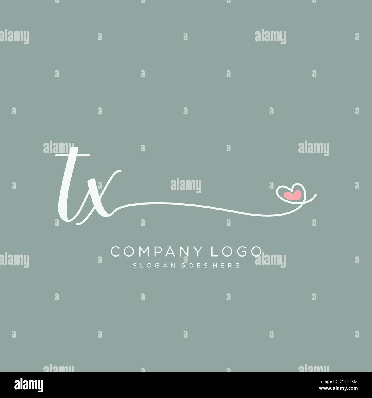 TX Initial handwriting logo design Stock Vector Image & Art - Alamy
