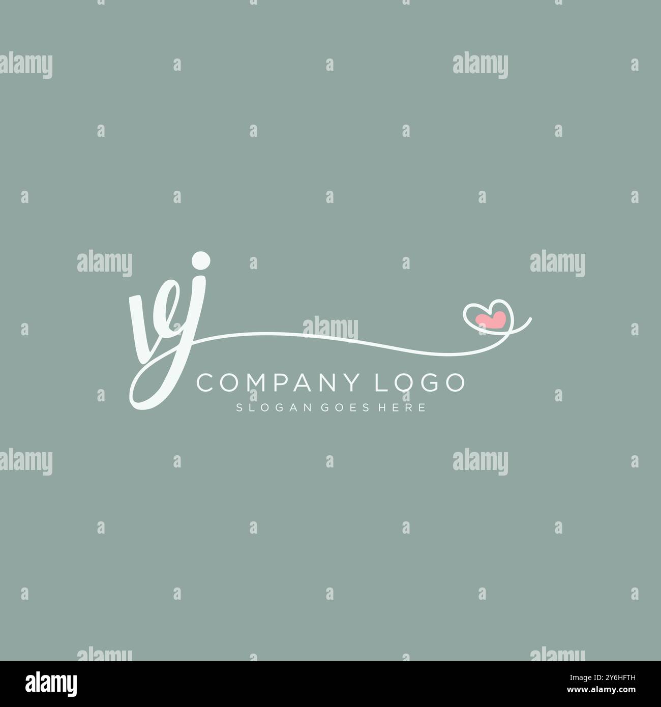 Vj initials logo Stock Vector Images - Alamy