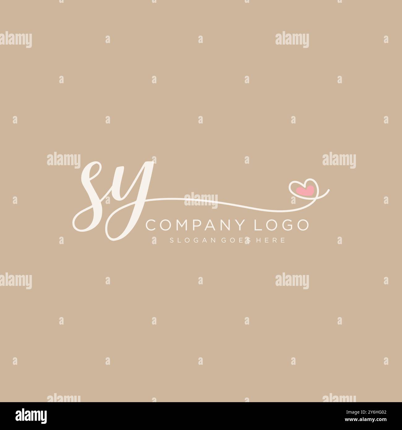 Initial sy logo hi-res stock photography and images - Alamy
