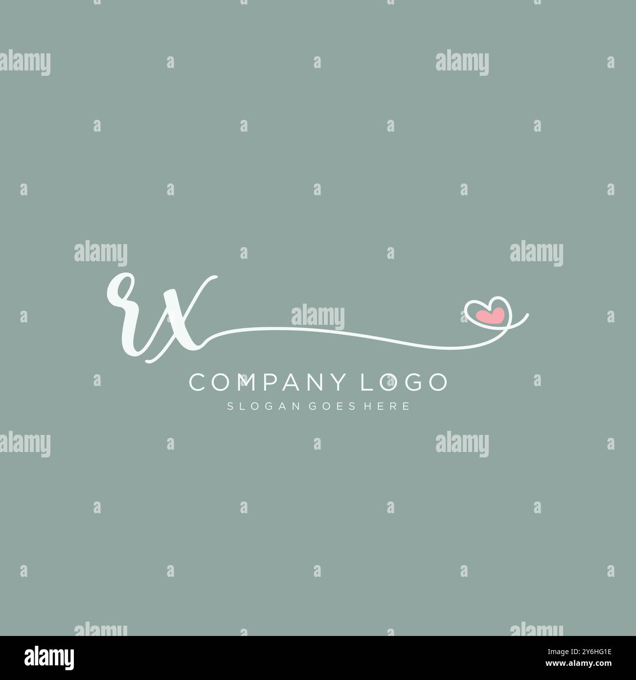 Initial rx logo hi-res stock photography and images - Alamy