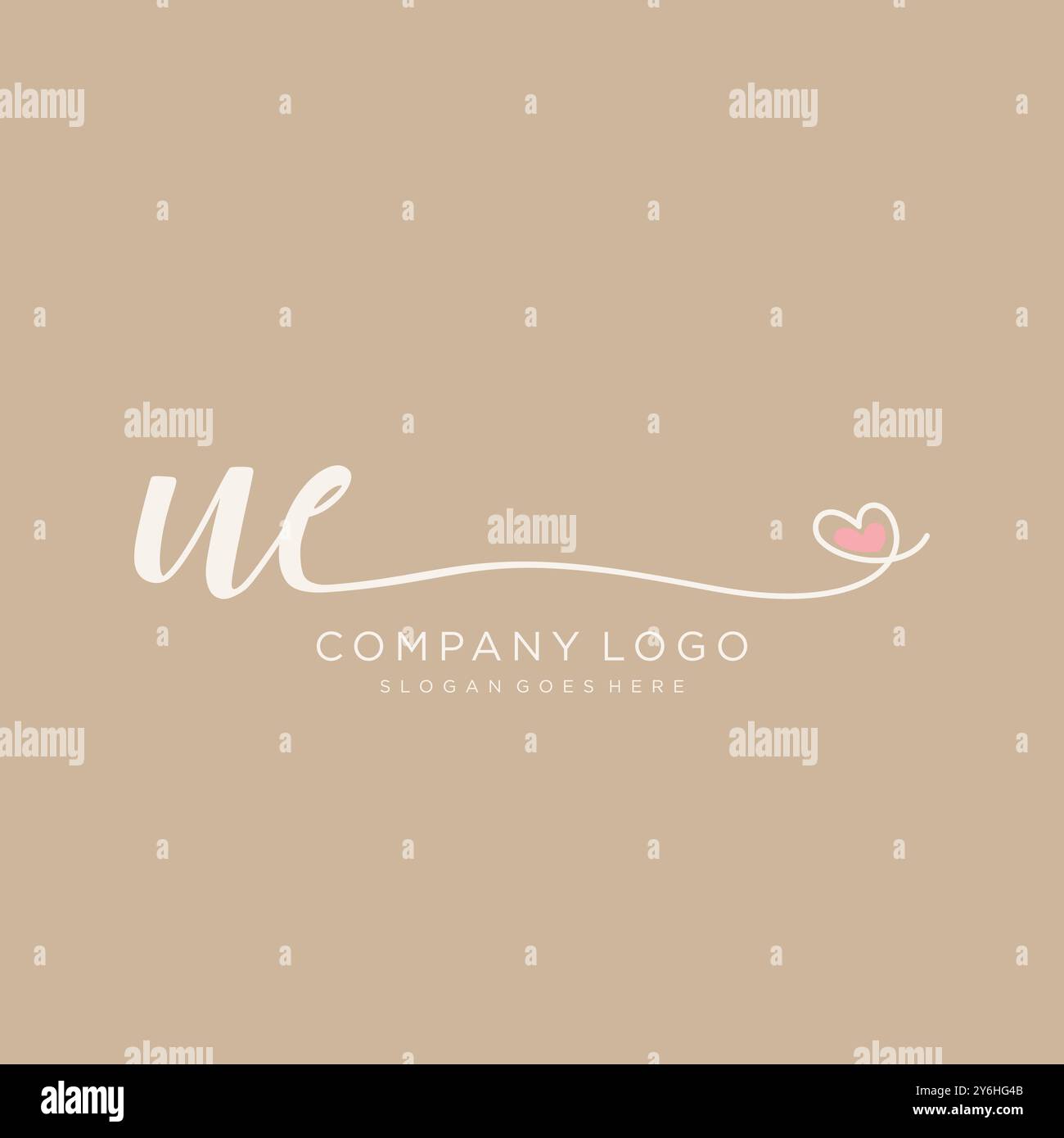 Ue initials logo hi-res stock photography and images - Alamy