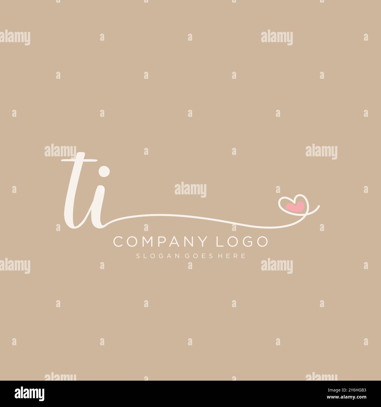 Initial ti logo hi-res stock photography and images - Alamy