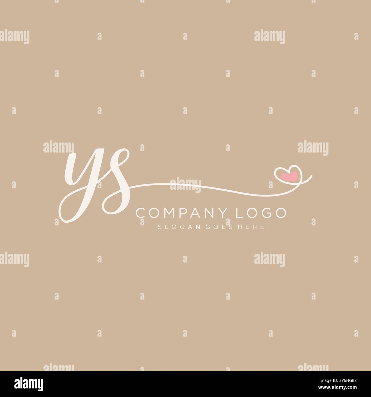 Ys initials logo hi-res stock photography and images - Alamy