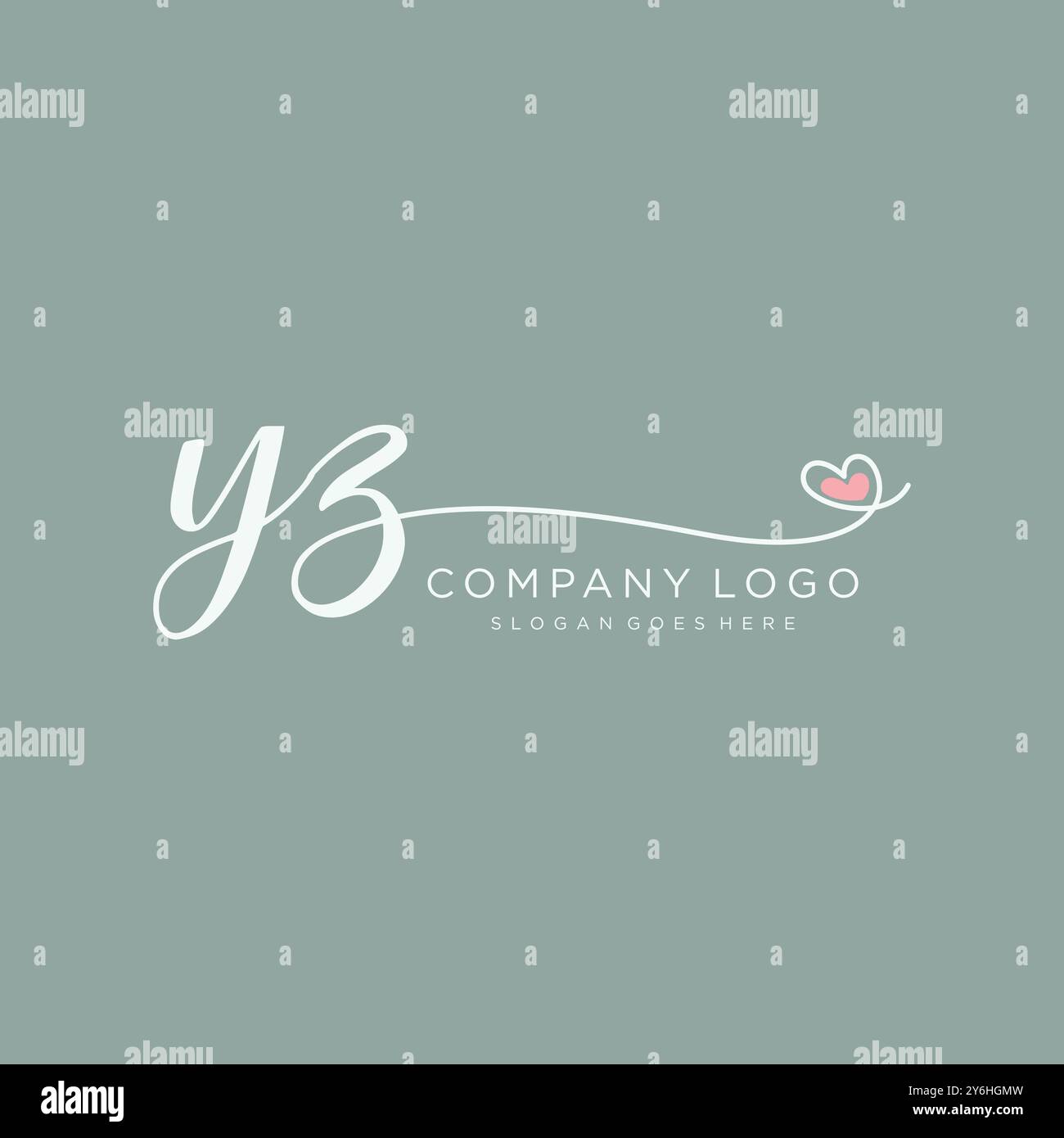 Yz initials logo Stock Vector Images - Alamy