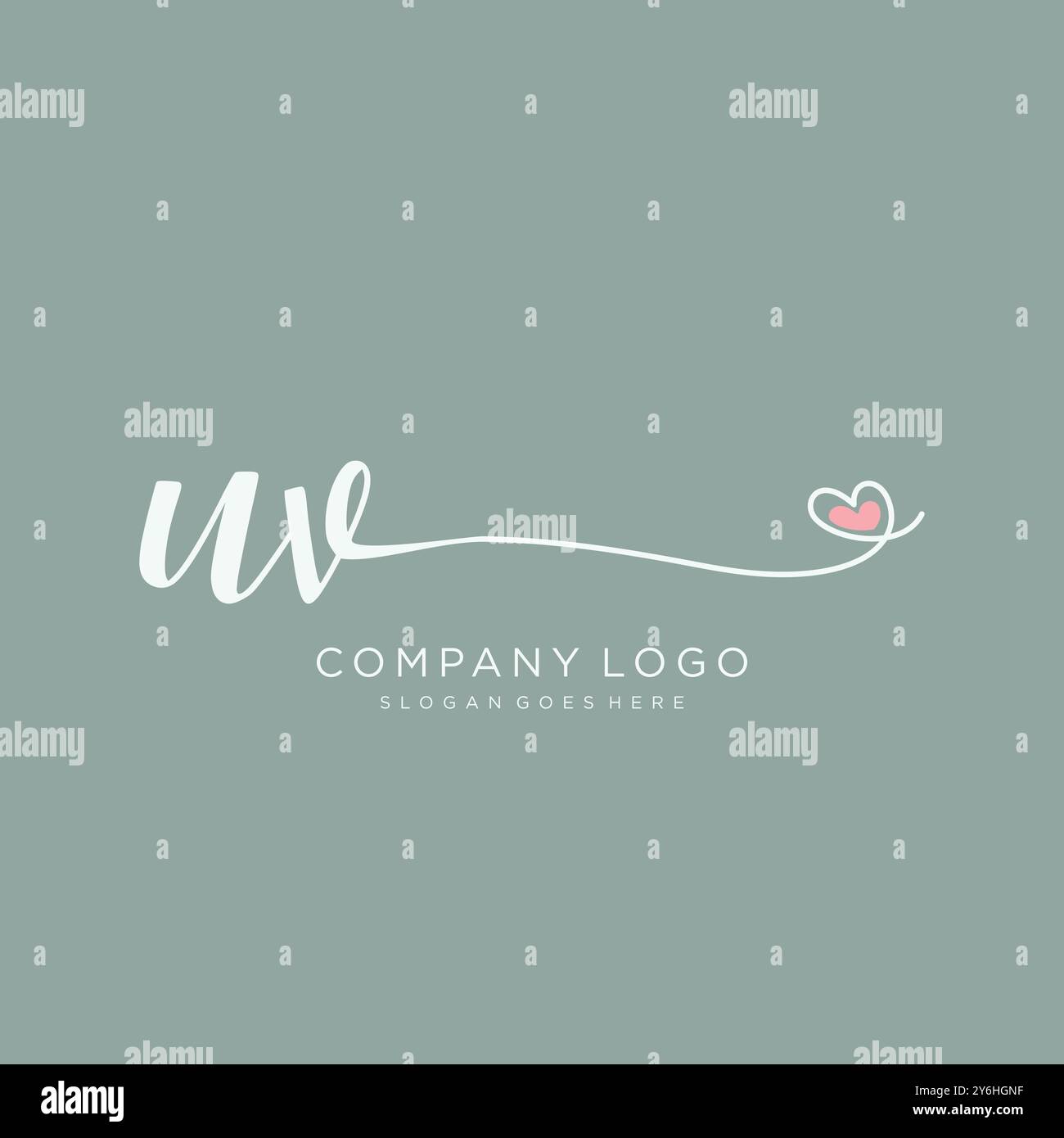 Uv initials logo Stock Vector Images - Alamy