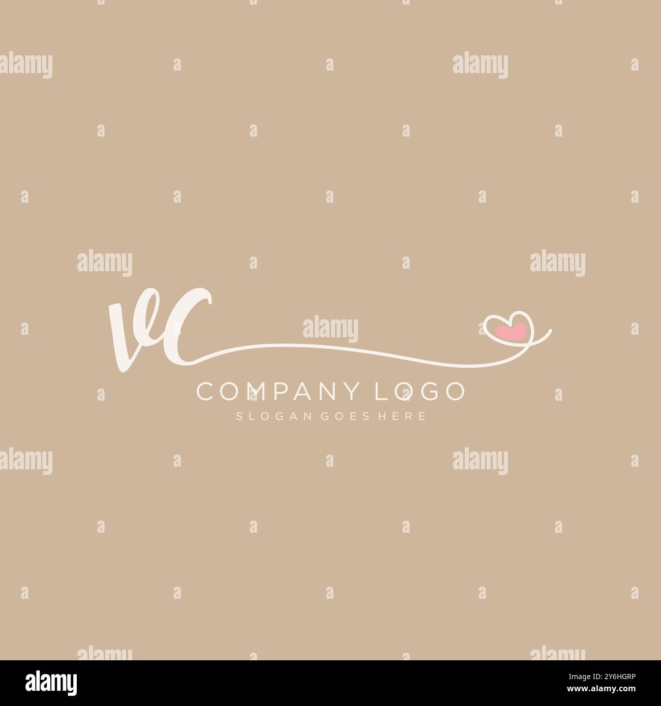 Initial letter vc logo Stock Vector Images - Alamy