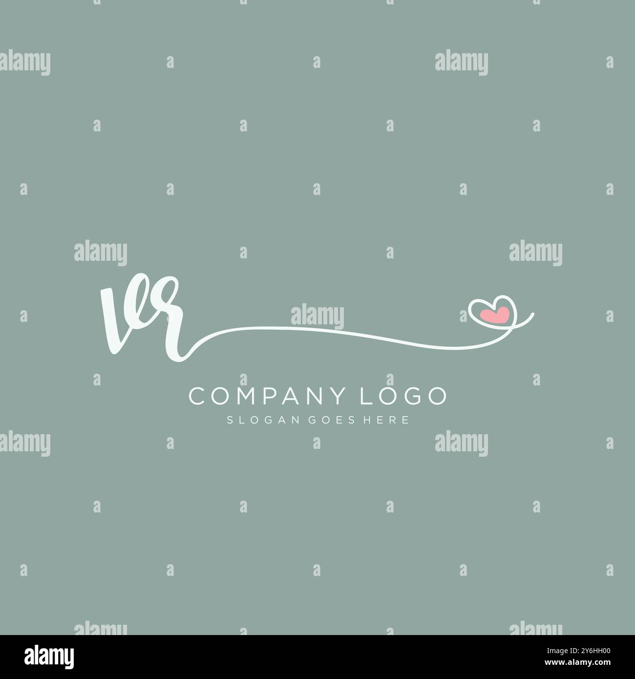 Vr initial vector vectors hi-res stock photography and images - Alamy