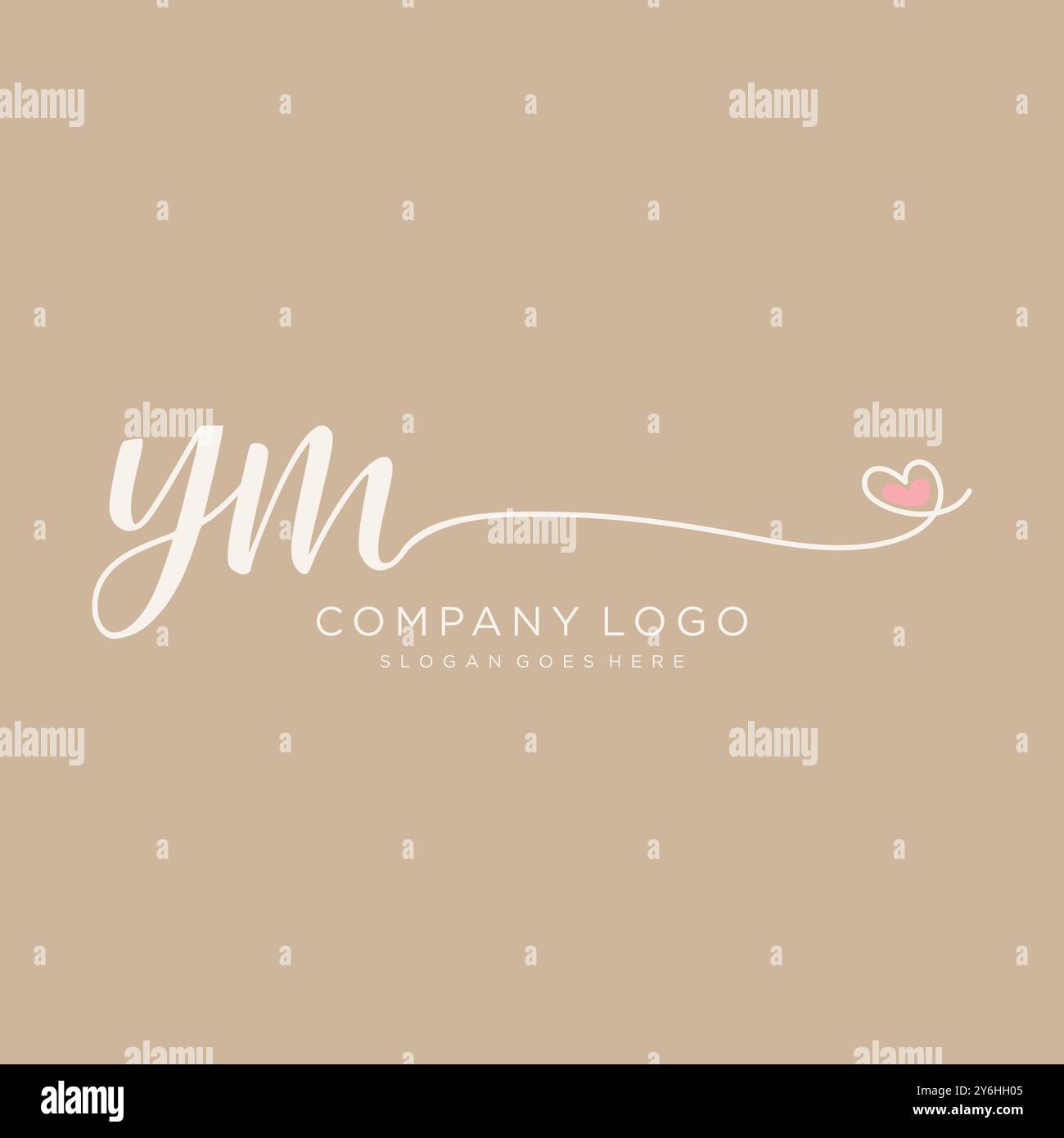 Initial ym logo Stock Vector Images - Alamy