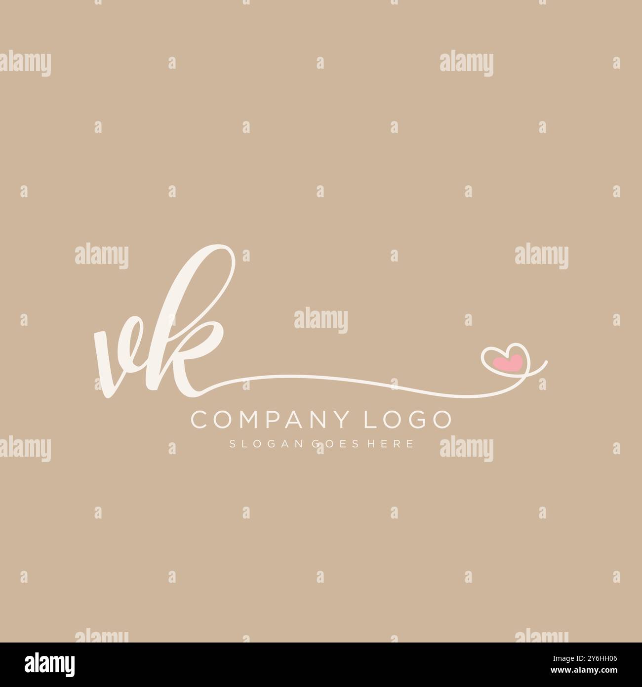 VK Initial handwriting logo design Stock Vector Image & Art - Alamy