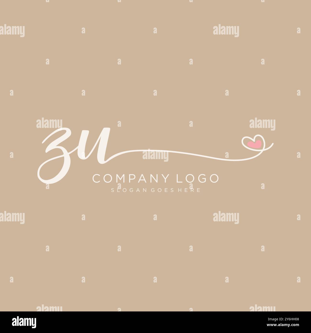 Zu initials logo Stock Vector Images - Alamy