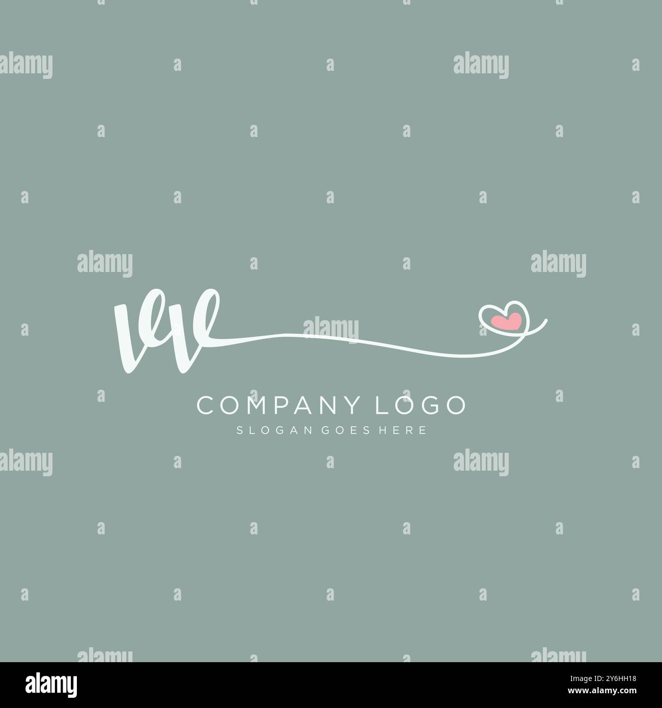 Vv initials logo Stock Vector Images - Alamy