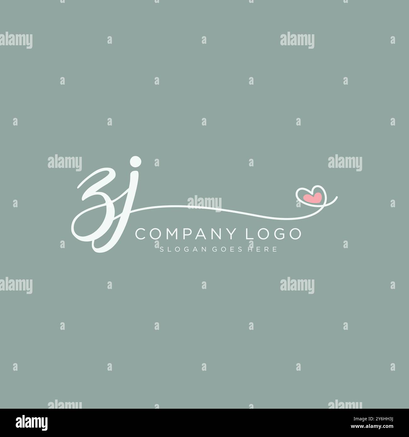 Initial zj logo hi-res stock photography and images - Alamy