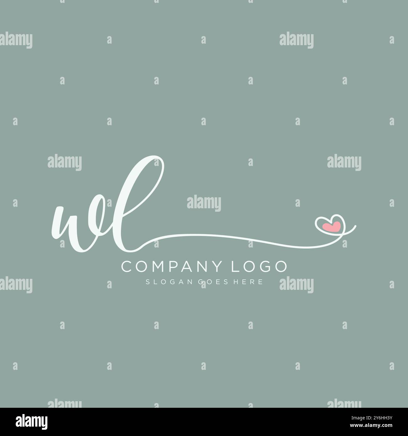 Wl initials Stock Vector Images - Alamy