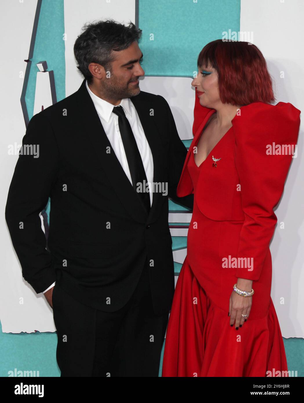London, UK. Lady Gaga and Michael Polansky at the Joker: Folie a Deux ...