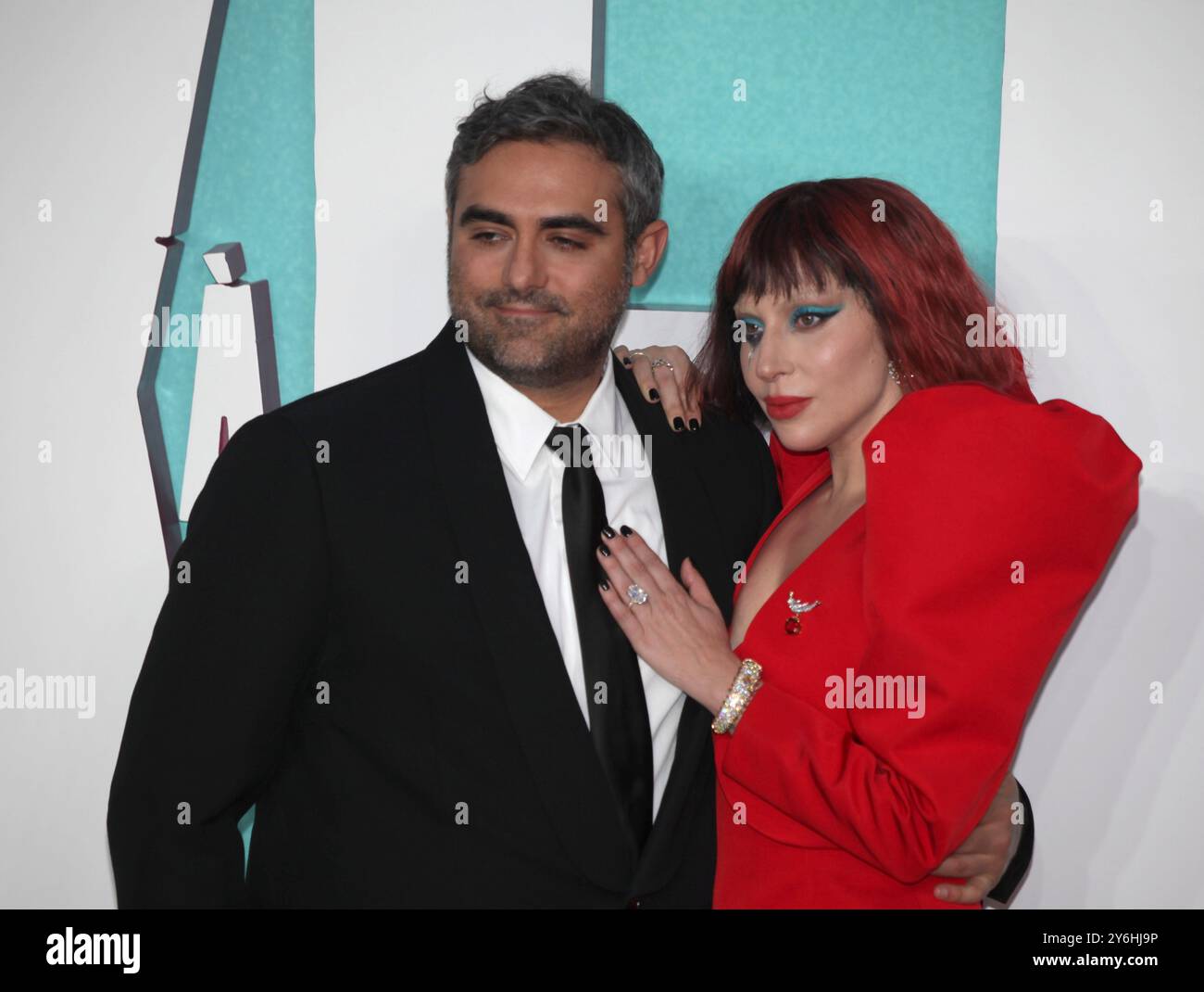 London, UK. Lady Gaga and Michael Polansky at the Joker: Folie a Deux ...