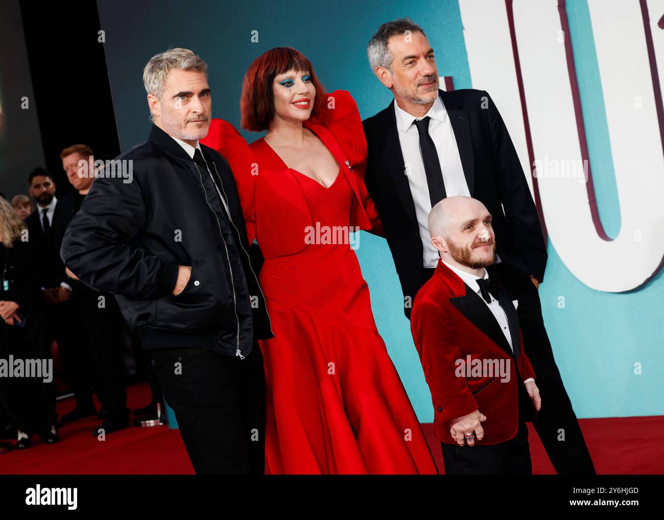 London, UK. 25th Sep, 2024. Todd Phillips, Lady Gaga, Joaquin Phoenix ...