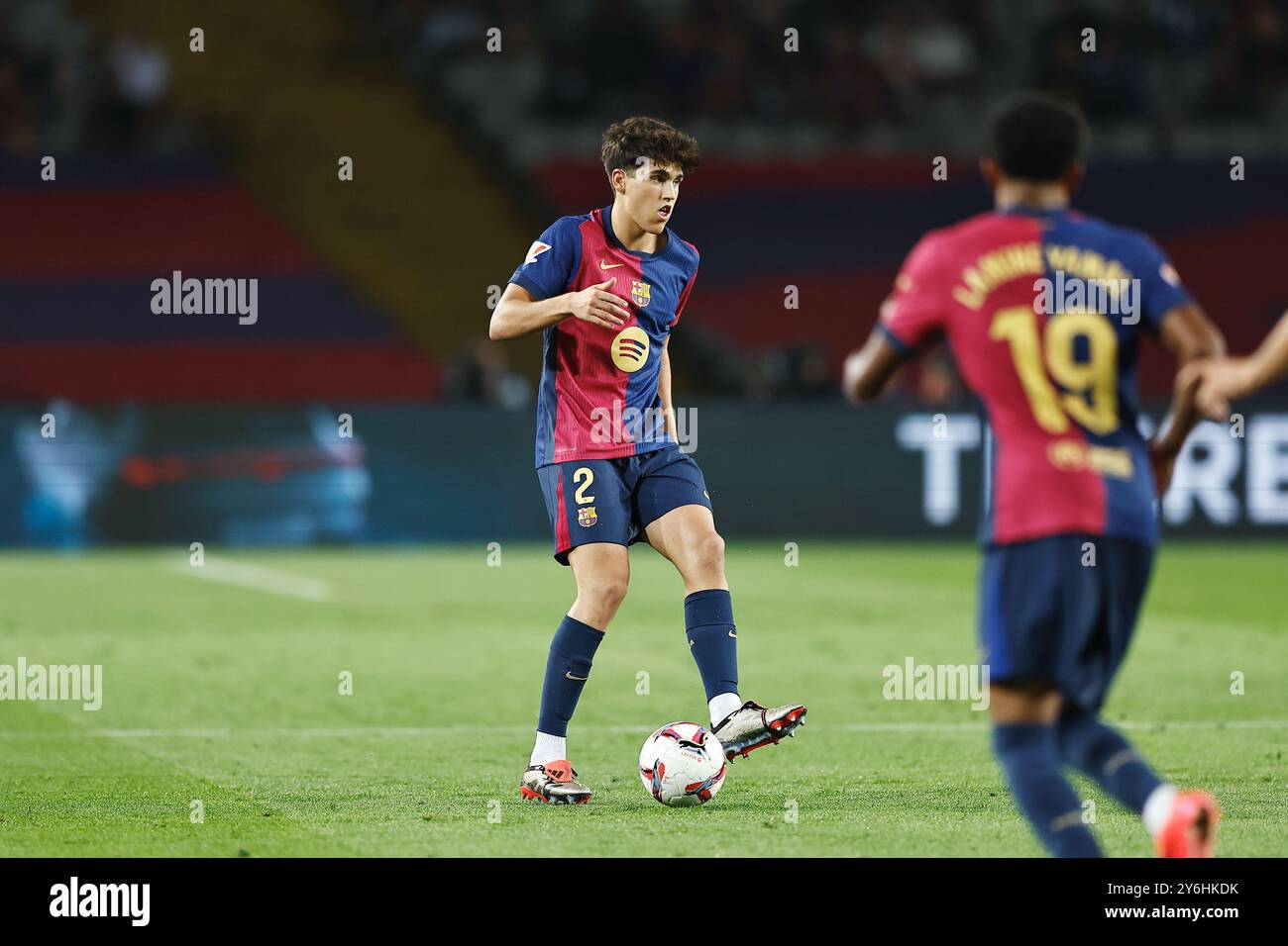 Pau Cubarsi (Barcelona), SEPTEMBER 25, 2024 - Football / Soccer ...