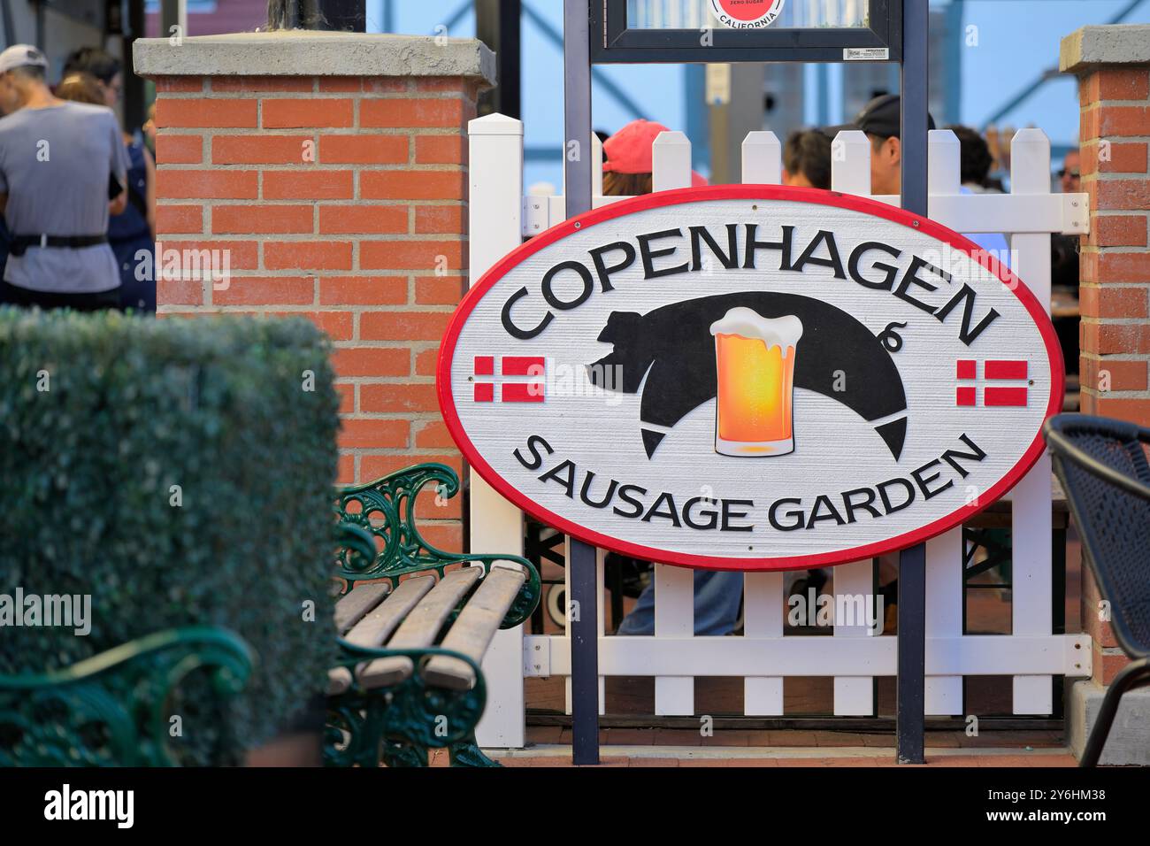 The Copenhagen Sausage Garden, Solvang CA Stock Photo - Alamy