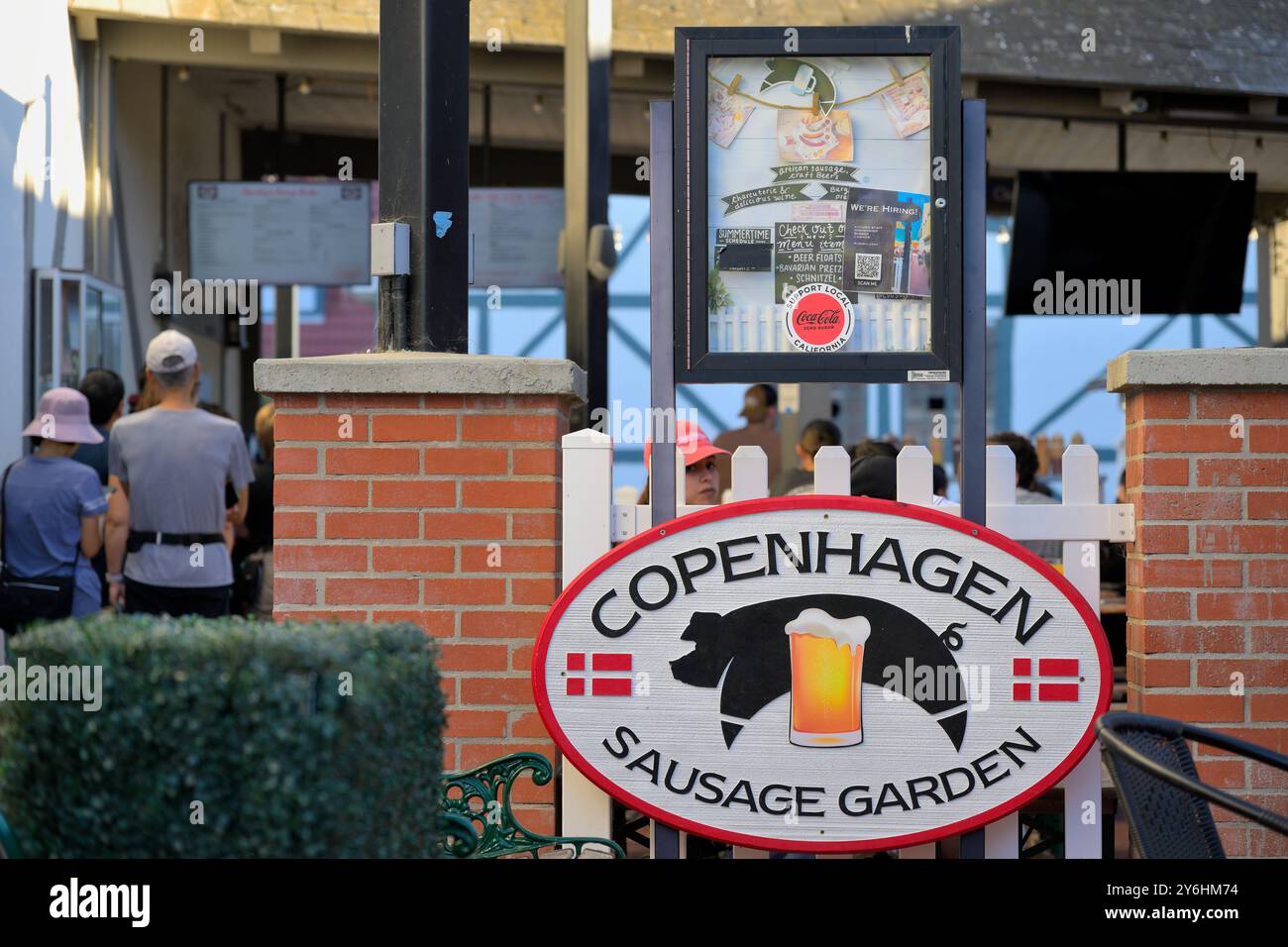 The Copenhagen Sausage Garden, Solvang CA Stock Photo - Alamy
