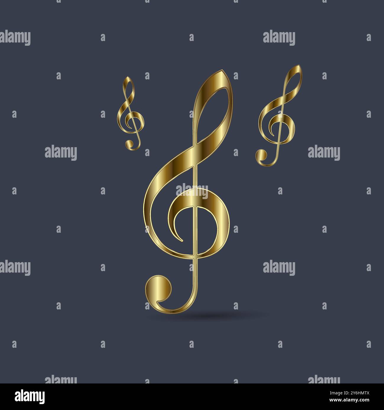 Set of premium music notes symbols, icons, elements, used in music ...
