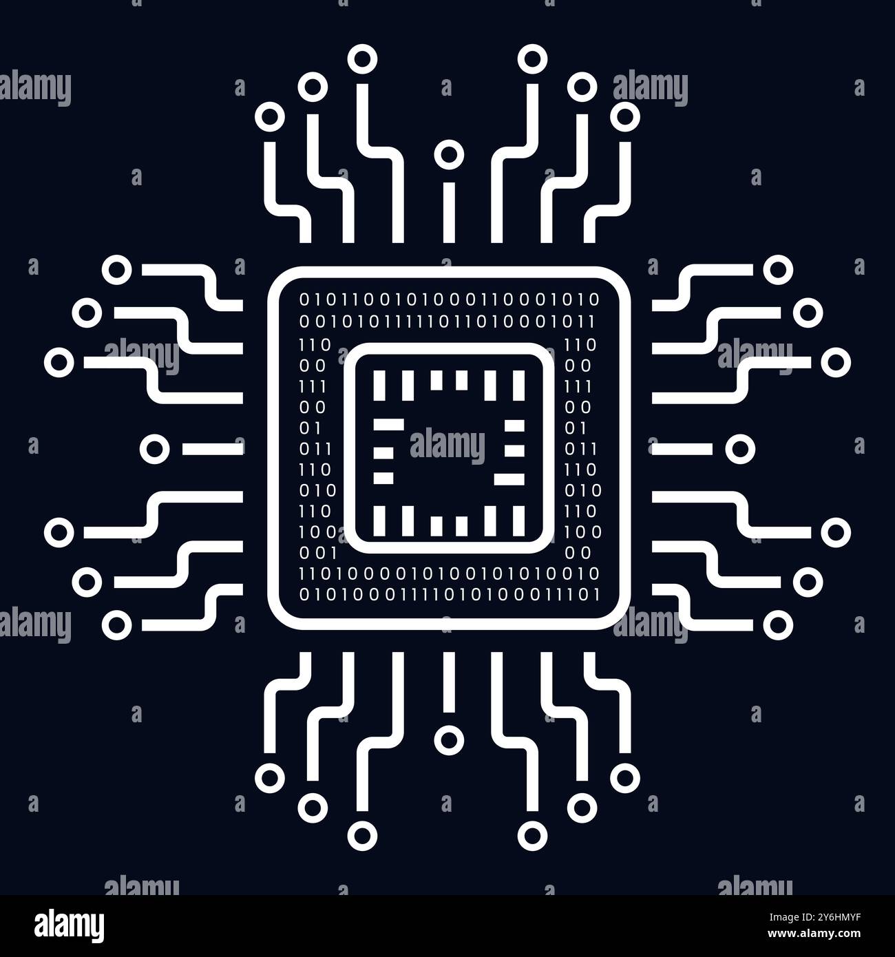 Set of an icons, symbols for AI concept vector, illustration design. an ...