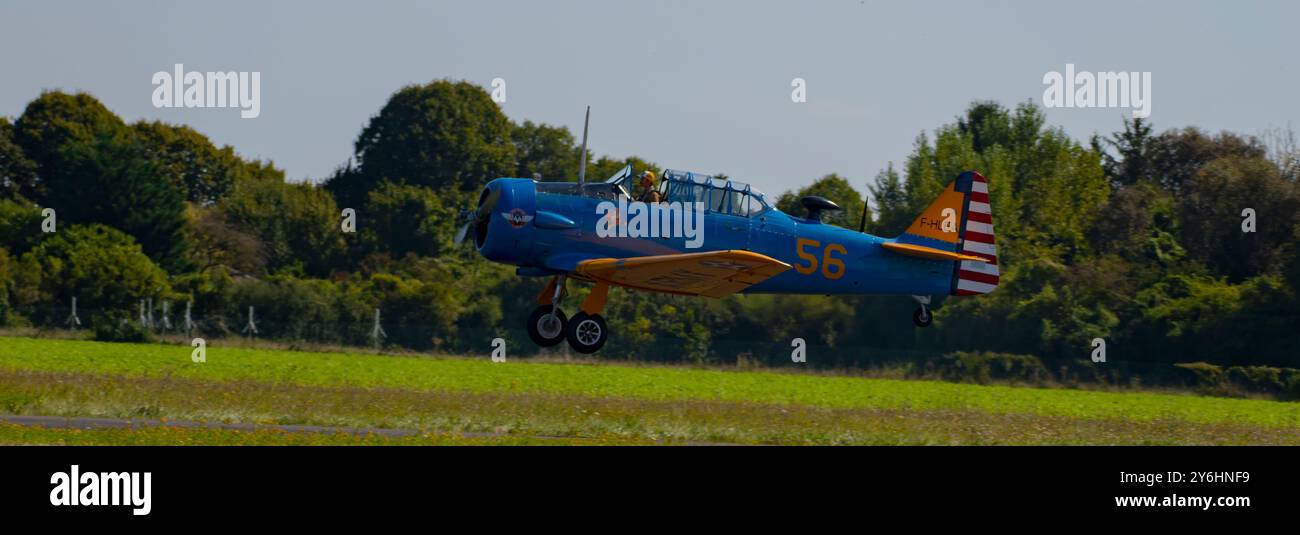 North American T-6 Texan at Air Legend Air Show 2024 in Melun, France ...