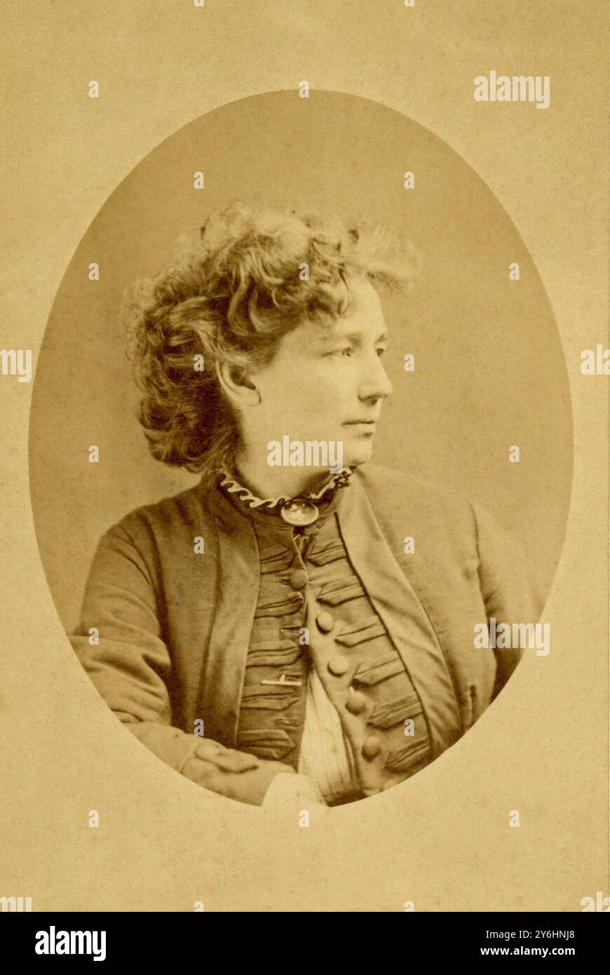 1870 c. , New York , USA : The american politician VICTORIA C. WOODHULL ...