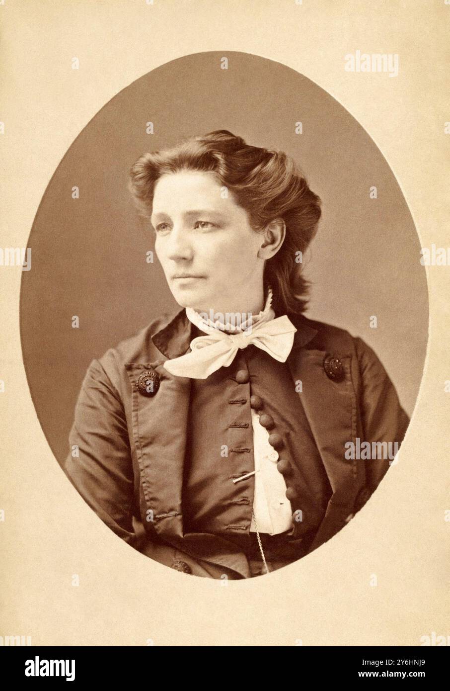 1870 c. , New York , USA : The american politician VICTORIA C. WOODHULL ...