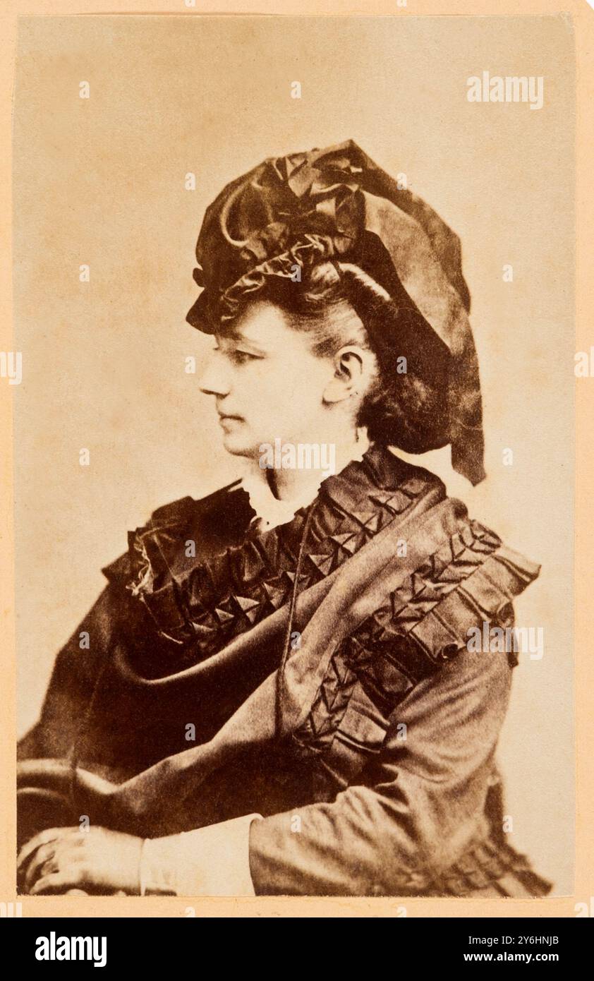 1870 c. , New York , USA : The american politician VICTORIA C. WOODHULL ...
