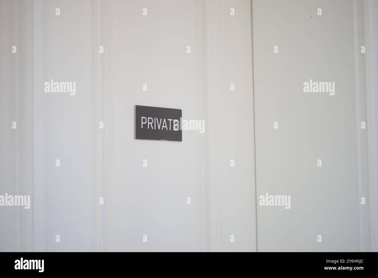 Private Door Sign A Clear Emphasis on Privacy and Exclusivity for Your ...