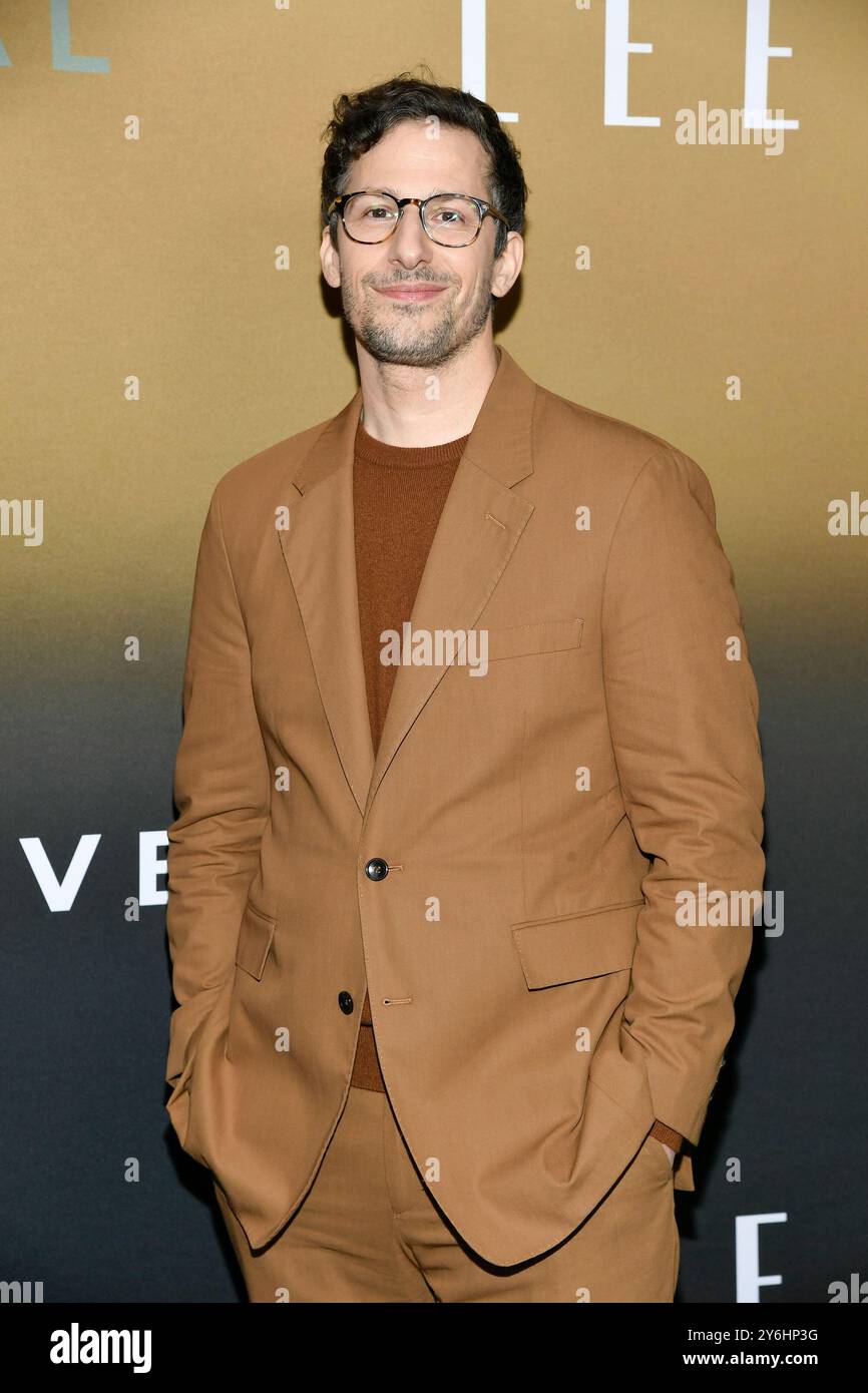 Andy Samberg attends the special screening of "Lee" at the Museum of ...
