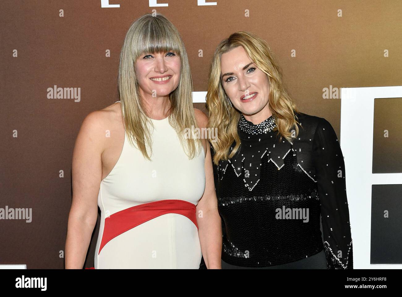 Kate Solomon, left, and Kate Winslet attend the special screening of ...