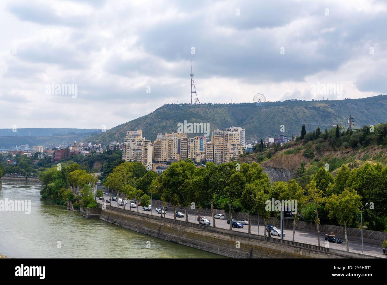 Tbilisi, Georgia - 10 AUG, 2024: Georgia Tbilisi TV Broadcasting Tower ...