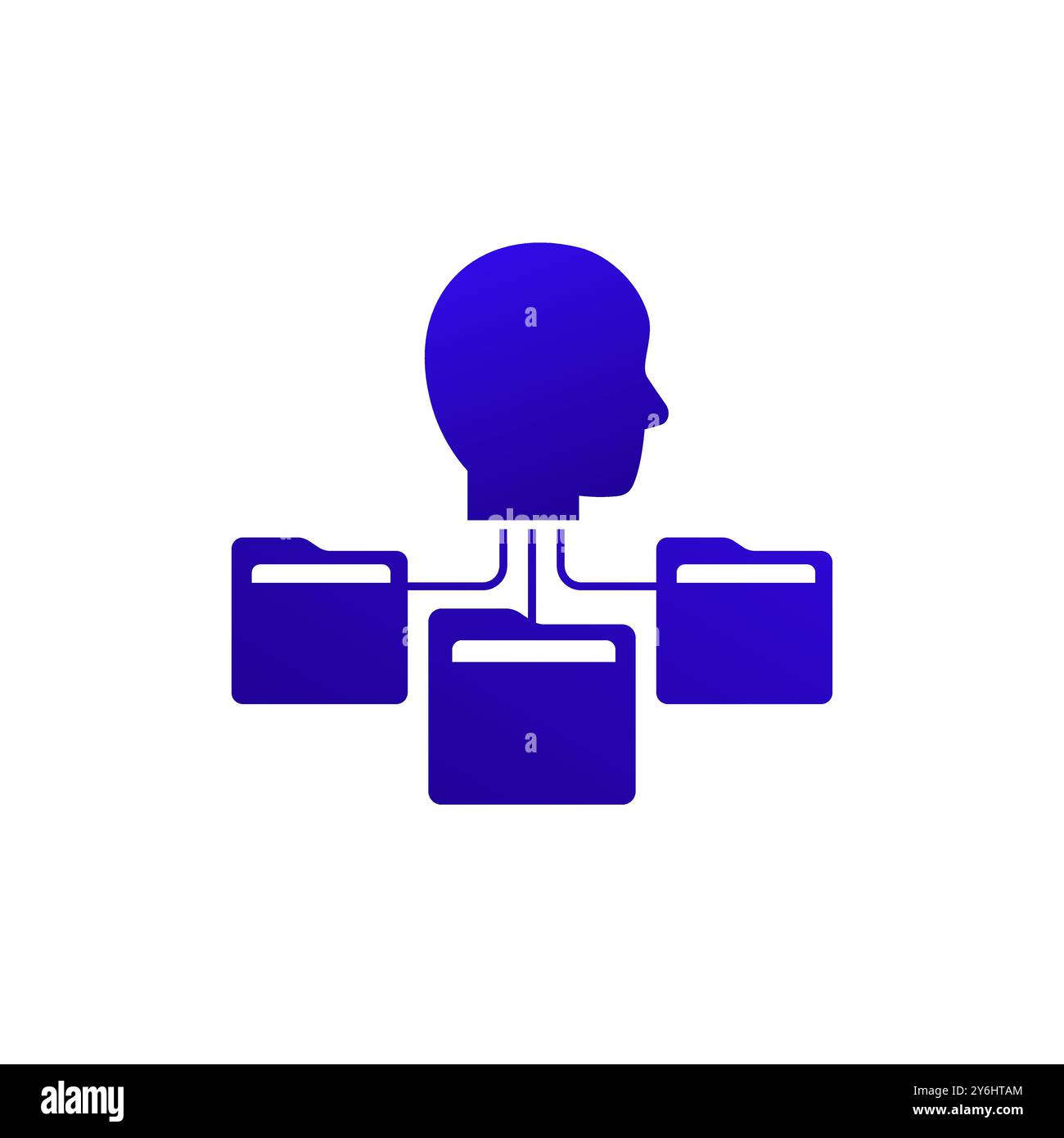 Personal data folder icon hi-res stock photography and images - Alamy
