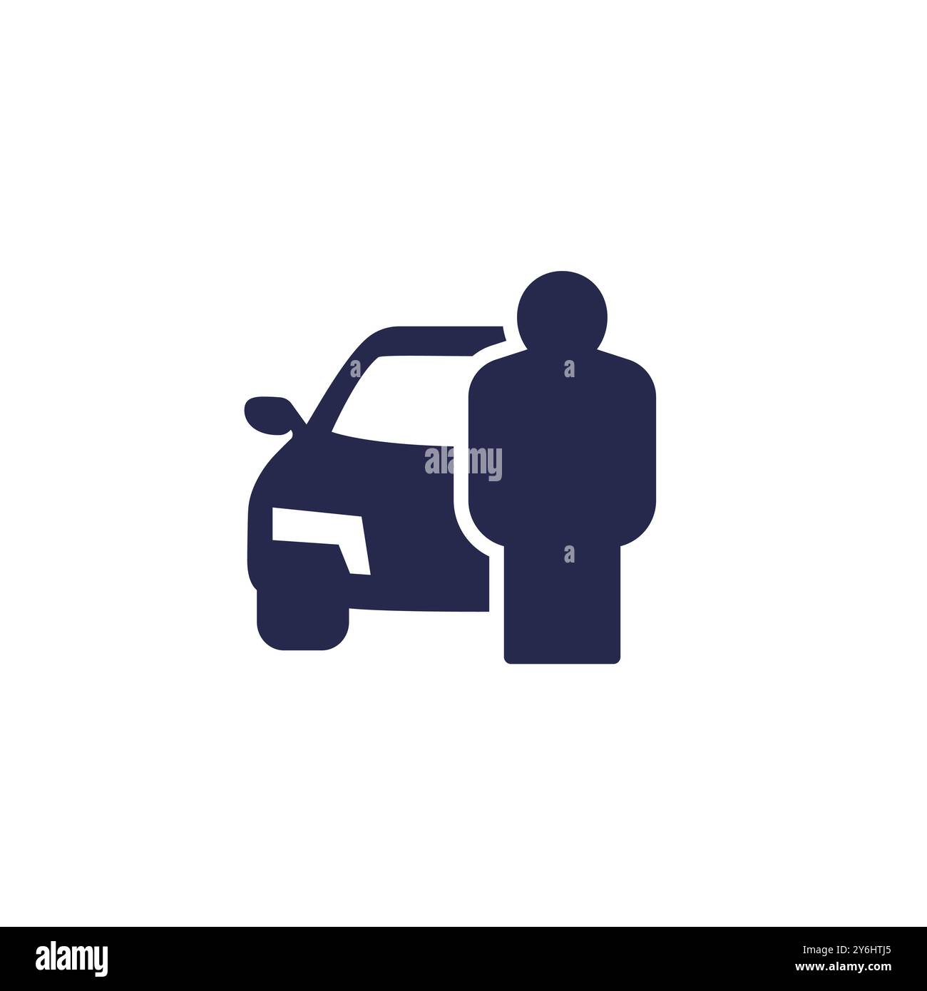 car owner icon on white Stock Vector Image & Art - Alamy