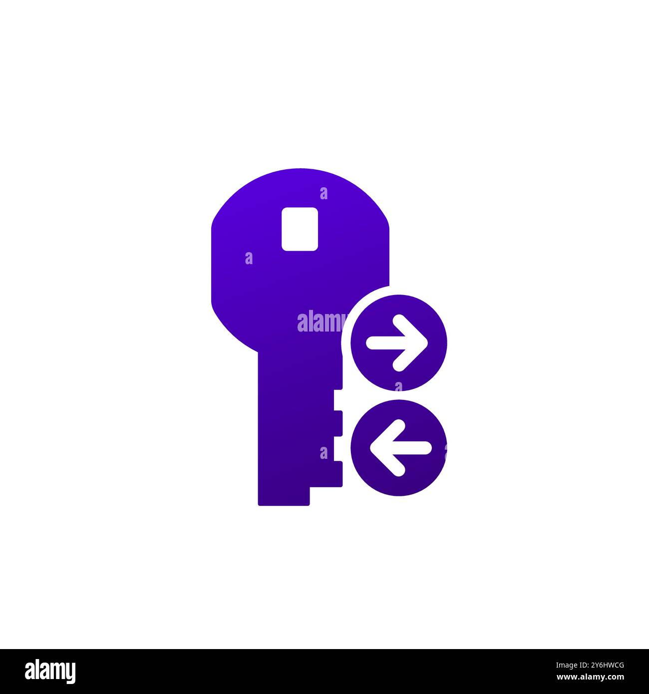 Key exchange icon on white Stock Vector Image & Art - Alamy