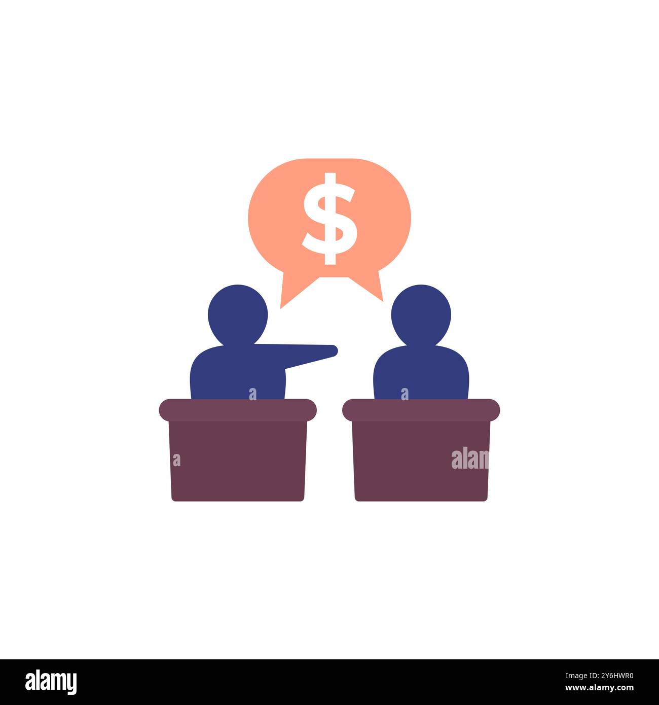 money discussion icon, budget debate flat vector Stock Vector Image ... money discussion icon, budget debate flat vector Stock Vector Image ...