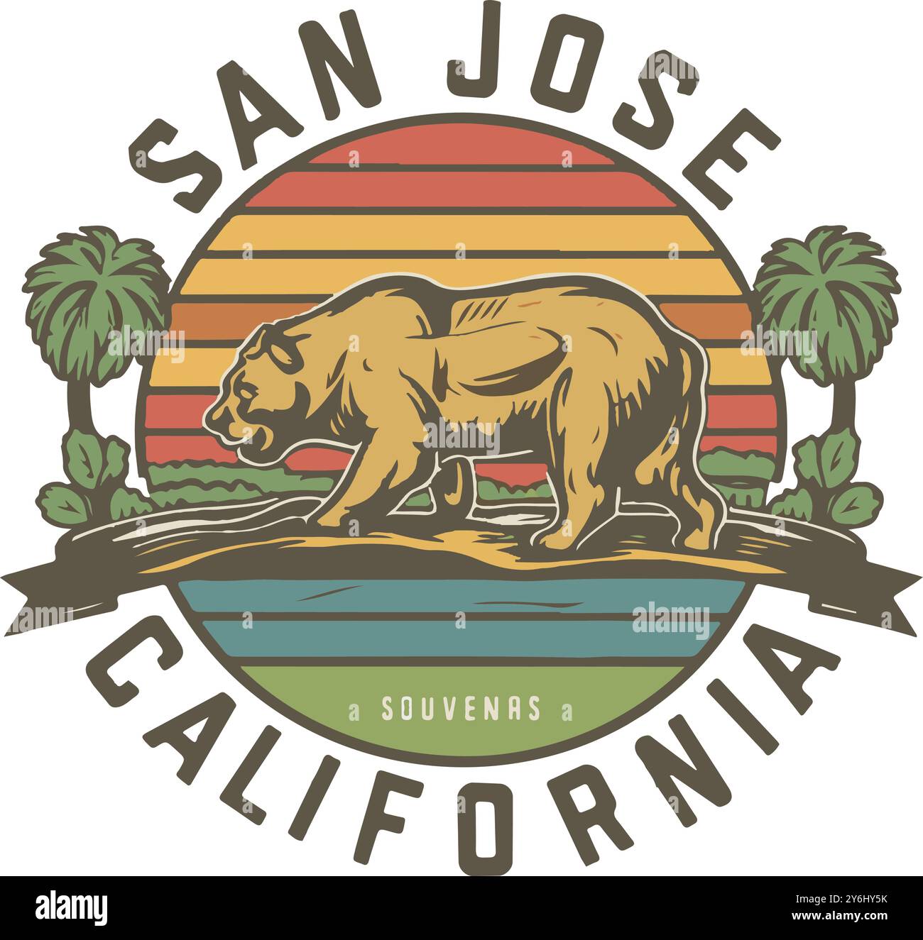 Vector landmarks of san jose hi-res stock photography and images - Alamy