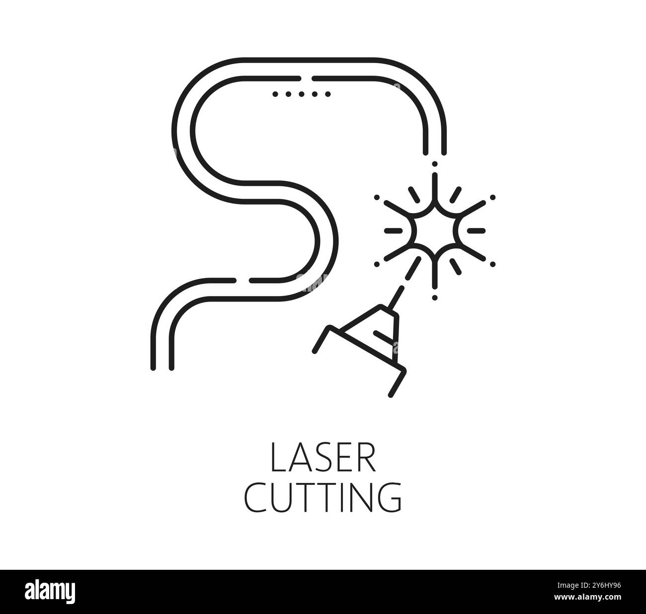 Laser marking machine Stock Vector Images - Alamy